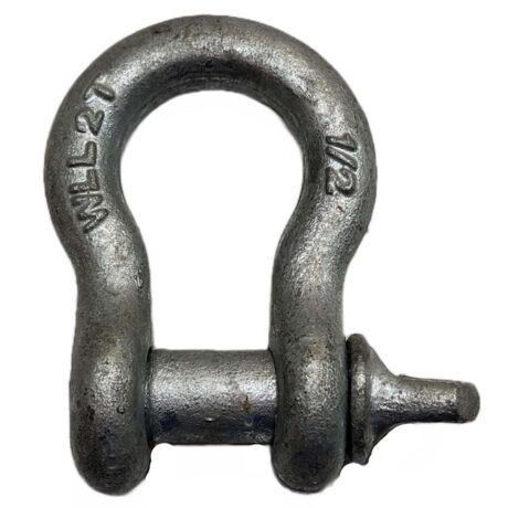 Screw Pin Shackles 5/8" WLL Light duty screw pin shackles.